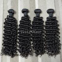 China Malaysian Virgin Hair Deep Wave Curly Hair Extensions 8-30 Inch 100g Per Piece for sale