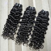 China Grade 7A Malaysian Virgin Hair Deep Curly Extensions 10-30 Inch Full Cuticles Hair Weave for sale