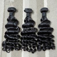 China 7A Malaysian Virgin Hair Loose Curly Weave 100g 10-30 Inch Soft Silky Extensions for sale