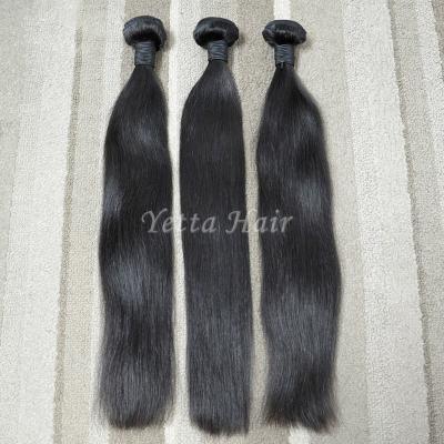 China Unprocessed Virgin Malaysian Hair Straight Weave 8-30 Inch 100g Natural Black for sale