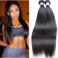 China 7A Grade Virgin Peruvian Human Hair Weave Silky Straight 10-30 Inch No Tangle for sale