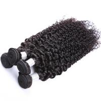 China Virgin Kinky Curly Hair 7A Peruvian Human Hair Weave Extensions 3 Bundles 12-30 Inch for sale