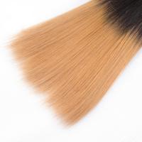 China 7A Brazilian Virgin Hair Straight Ombre Human Hair Extensions 1B 27 Color 100g 12-26 Inch for sale