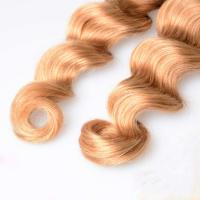 China Brazilian Ombre Remy Human Hair Extensions Loose Wave 10-26 Inch 1B/27 Blonde for sale