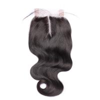 China Brazilian Virgin Hair Lace Top Closure Body Wave 8-24 Inch 100% Unprocessed Natural Color for sale