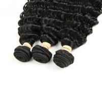 China 8A Grade Peruvian Virgin Human Hair Deep Wave Weave 100g Per Piece 10-30 Inch for sale