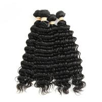 China 8A Grade Peruvian Virgin Human Hair Deep Wave Weave 100g Per Piece 10-30 Inch for sale