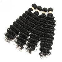 China 8A Grade Peruvian Virgin Human Hair Deep Wave Weave 10-30 Inch 100g Unprocessed Natural Color for sale