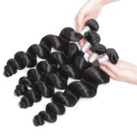 China Peruvian 100 Human Remy Hair Extensions Loose Wave Mixed Length No Tangle for sale