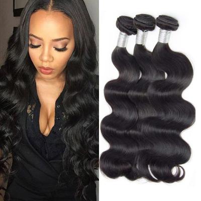 China Peruvian Virgin Remy Hair Body Wave 3 Bundles 100g Each Human Hair Extensions for sale