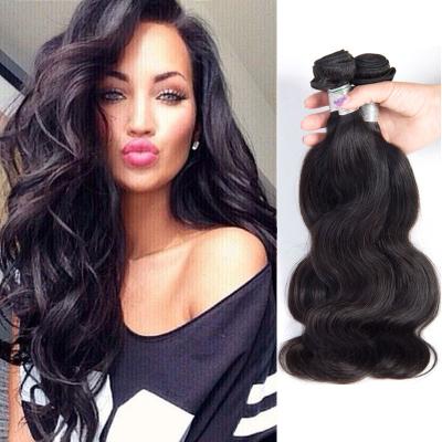 China Peruvian Virgin Human Hair Body Wave Weave 3 Bundles 100g Each 8-34 Inch for sale