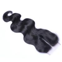 China 7A Peruvian Lace Top Closure , Peruvian Body Wave Human Hair Extensions for sale