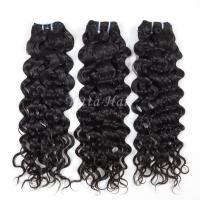 China 100% Virgin Malaysian Human Hair Extensions 12-30 Inch Italian Curly Weave Natural Black for sale