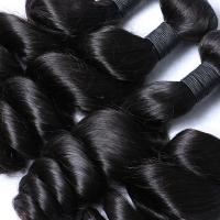China 8A Malaysian Virgin Human Hair Extensions Loose Wave Natural Black 1B 10-30 Inch for sale