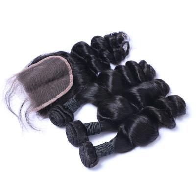 China 100g Virgin Malaysian Hair Extensions Loose Wave Wet And Wavy 8A Grade 10-30 Inch for sale
