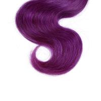 China 100% Virgin Human Hair Body Wave Ombre 1B/Purple Weave 12-28 Inch Double Weft for sale