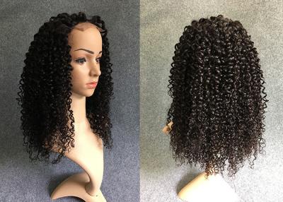 China Customized Length Lace Front Human Hair Wig Natural Black 8A Grade Virgin Remy Hair 18 Inch for sale