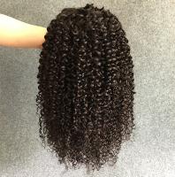 China 200% Density Lace Front Human Hair Wigs Machine Wefted Wig with Closure for sale