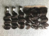 China Peruvian Virgin Hair Body Wave 8A 13x4 Lace Frontal 100g No Tangle 10-30 inch for sale