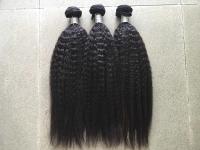 China Peruvian Virgin Human Hair Weft 100g Natural Black 10-30 Inch Unprocessed Double Machine Weft for sale