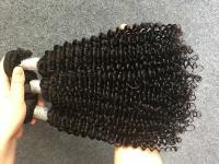 China Peruvian 8A Virgin Hair Kinky Curly Hair Bundles 10-30 inch 4x4 Closure for sale