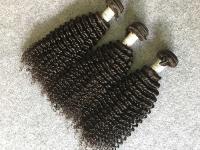 China Grade 8A Virgin Peruvian Human Hair Weave Kinky Curly Hair Extensions 10-30 Inch 100g for sale