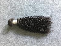 China Grade 8A Virgin Peruvian Human Hair Weave Kinky Curly Hair Extensions 10-30 Inch 100g for sale