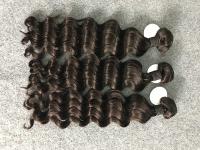 China Grade 8A Natural Black 100% Brazilian Virgin Hair Extensions 10-30inch for Black Women for sale