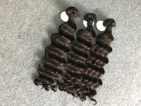 China Virgin Loose Deep Wave 100% Brazilian Hair With Closure 10-30 inch Natural Color for sale
