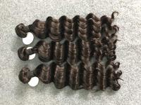 China Brazilian Virgin Hair Loose Wave Weave with Frontal 10-30 Inch 100g for sale