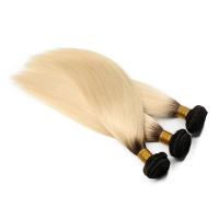China 1b 613 Russian Ombre Human Hair Extensions No Shedding Double Weft 100g for sale