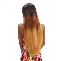 China 9A Virgin Brazilian Straight Ombre Human Hair Extensions 12-30 Inch 100g per Bundle for sale