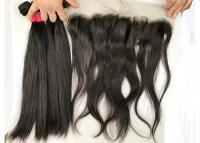 China 100% Virgin Straight Peruvian Human Hair Weave Natural Black 1B 10-30 Inch 8A Grade for sale