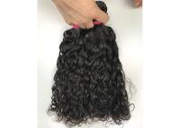 China 100% Virgin Peruvian Water Wave Human Hair With Closure Undyed Color for sale