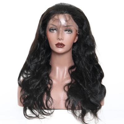 China 150 Density Human Hair Lace Front Wig Natural Color Indian Hair 10A Grade 8-40 Inch for sale