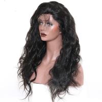 China 150 Density Human Hair Lace Front Wig Natural Color Indian Hair 10A Grade 8-40 Inch for sale
