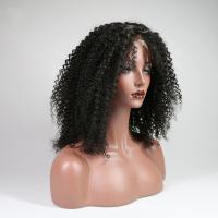 China Indian Kinky Curly Human Hair Lace Front Wig for Black Women 10A Grade 8-40 Inch No Shedding for sale
