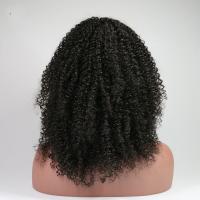 China Indian Kinky Curly Human Hair Lace Front Wig for Black Women 10A Grade 8-40 Inch No Shedding for sale