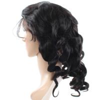 China Cambodian Virgin Human Hair Lace Front Wig Loose Wave 10A Grade 8-40 Inch Full Cuticle Aligned for sale