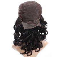 China Cambodian Virgin Human Hair Lace Front Wig Loose Wave 10A Grade 8-40 Inch Full Cuticle Aligned for sale