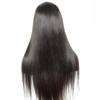 China Brazilian Straight Lace Front Human Hair Wig 10A Grade 8-40 Inch Bleached Knots Baby Hair for sale