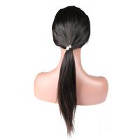 China Brazilian Straight Lace Front Human Hair Wig 10A Grade 8-40 Inch Bleached Knots Baby Hair for sale