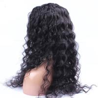 China 130% Density Water Wave Lace Front Human Hair Wig Natural Color 10A Grade 8-40 Inch for sale