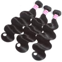 China 10A Grade Body Wave Indian Human Hair Weave 100% Virgin Remy Natural Black 8-40 Inch for sale
