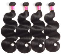 China 10A Grade Body Wave Indian Human Hair Weave 100% Virgin Remy Natural Black 8-40 Inch for sale