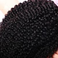 China Afro Curly 100% Brazilian Virgin Human Hair Weft Extensions 8-40 Inch Natural Color for sale