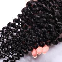 China Afro Curly 100% Brazilian Virgin Human Hair Weft Extensions 8-40 Inch Natural Color for sale