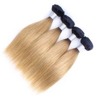 China 100% Virgin Peruvian Human Hair Weave 1B/27 Straight 10A Grade 8-40 Inch Extensions for sale
