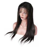 China Brazilian Straight Lace Front Human Hair Wig 10A Grade 8-40 Inch Bleached Knots Baby Hair for sale