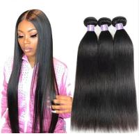China Comfortable Straight Bundles Peruvian Human Hair Weave 100 Grams / Piece for sale